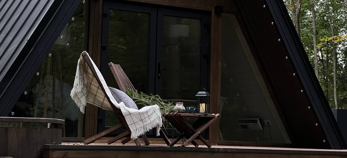 A-frame Nordic - уютный и умный дом в лесу